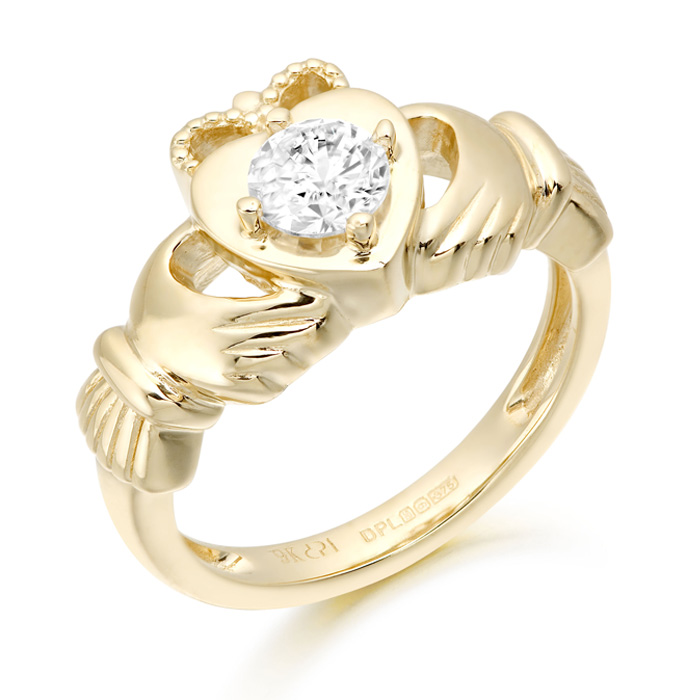 9ct Gold Claddagh Ring - Conway's Jewellers