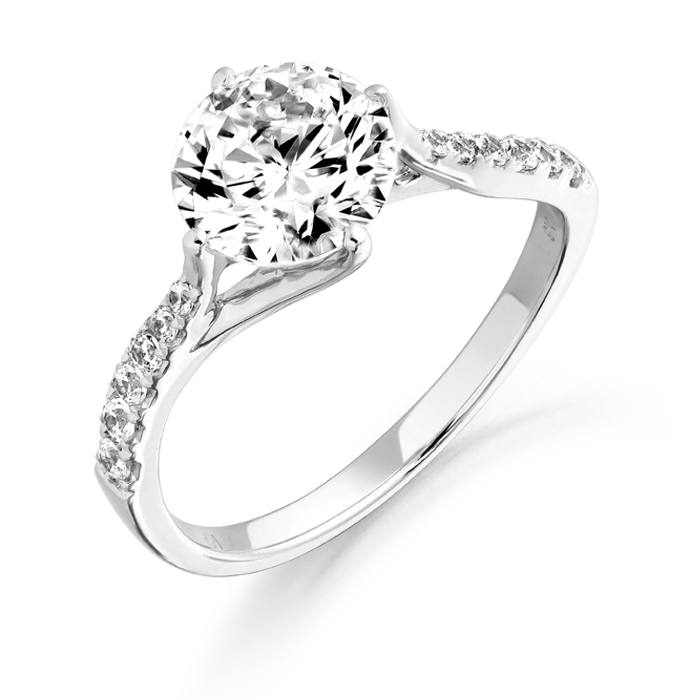 9ct Gold Spider Claw CZ Ring - Conway's Jewellers