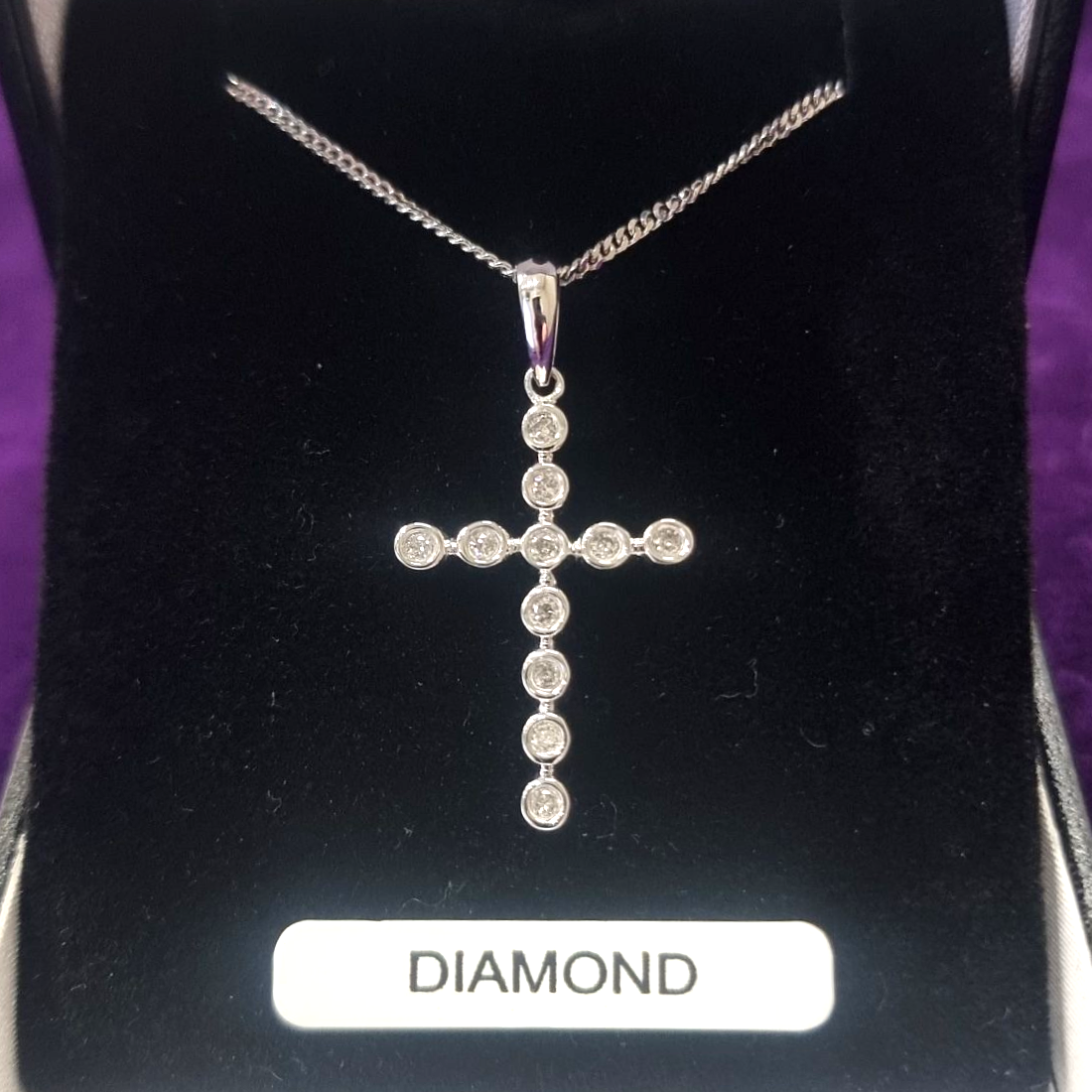 Diamond Cross and Chain - Conway's Jewellers