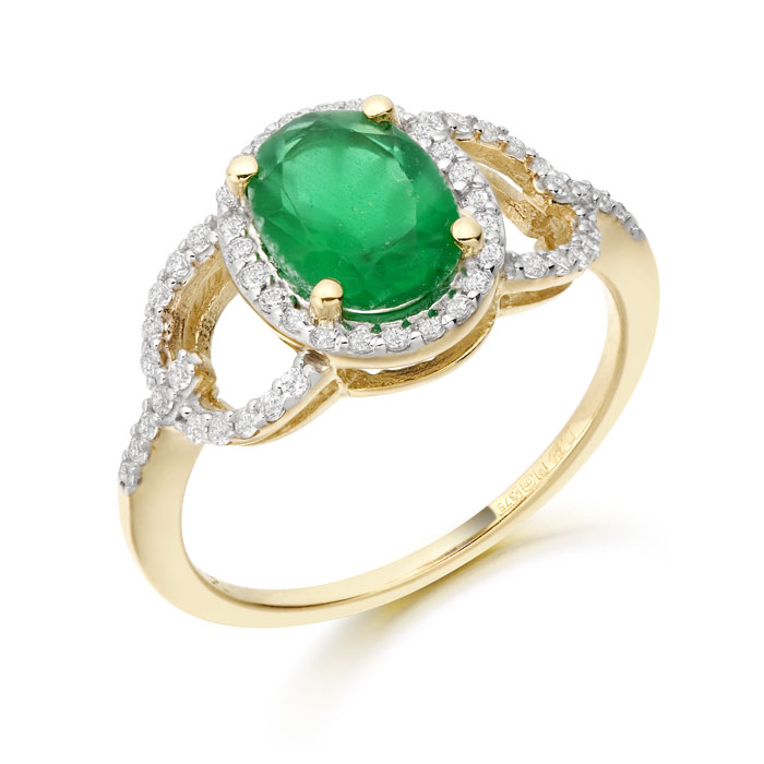 CZ Emerald Ring - Conway's Jewellers