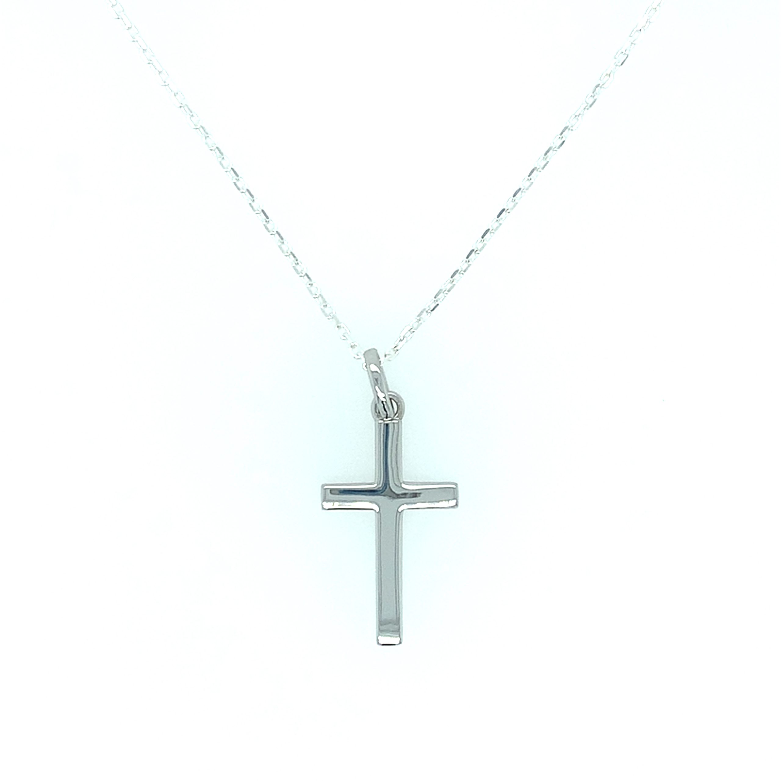 Sterling Silver Cross and Chain - Conway's Jewellers